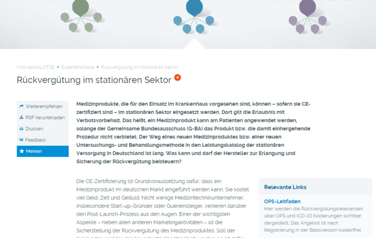 Produkterstattung G-DRG System - Überblick zu NUB, OPS und co.